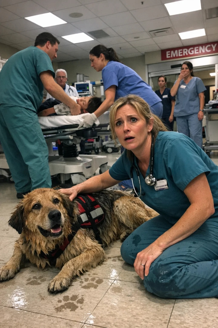 A Dog Dragged an Unconscious Child Into the ER — the Trauma Nurse ...